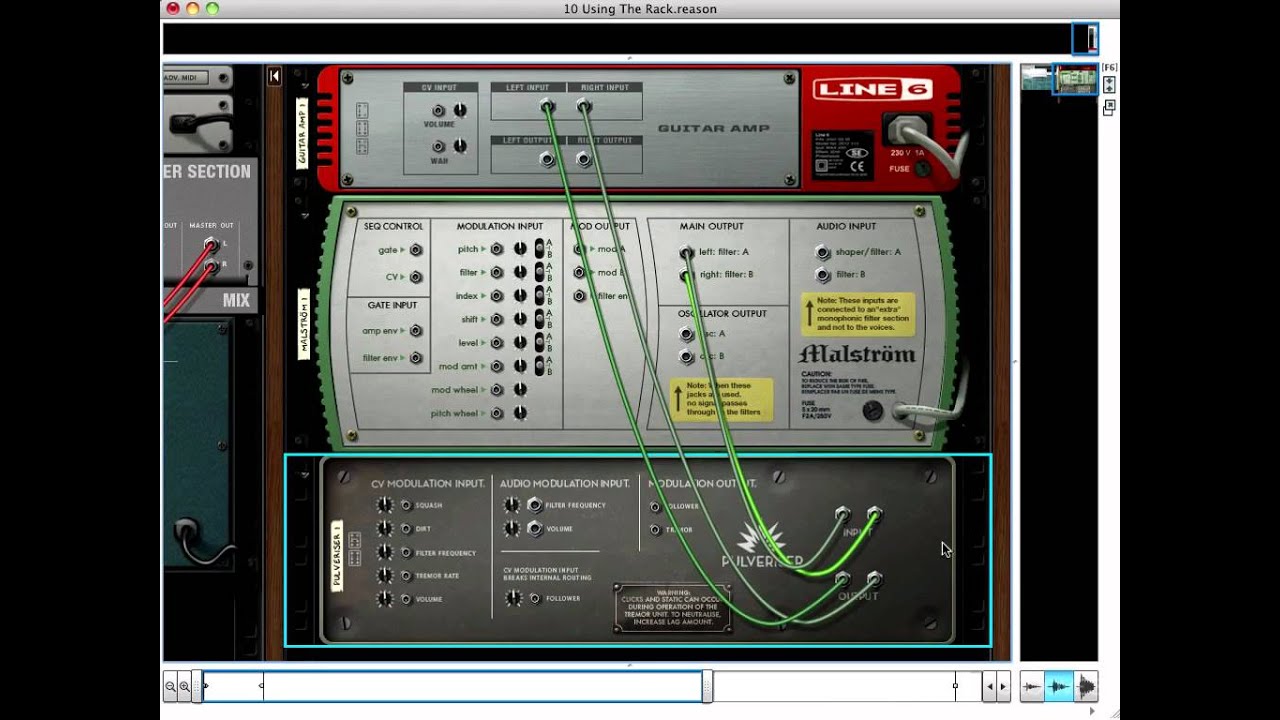 Using the Rack (Reason 6 Explained) - YouTube