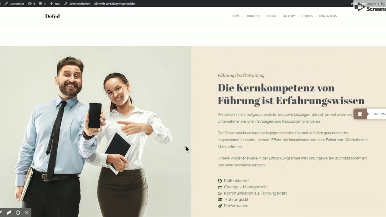 Defed | Eine weitere WordPress-Website - YouTube