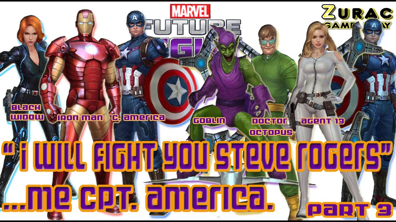 GOBLIN, Dr. OCTOPUS, AGENT 13, Cpt AMERICA, IRON MAN, BLACK WIDOW ...