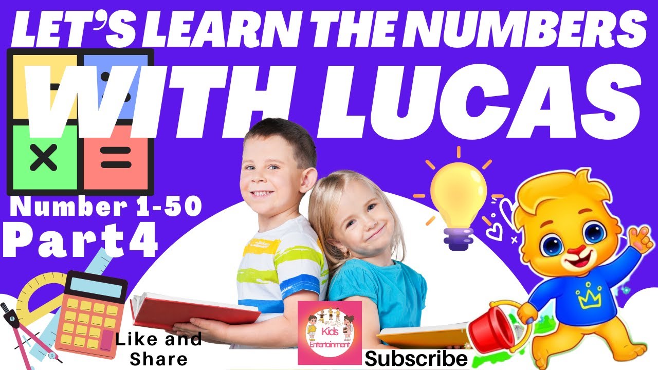 Learn to Count from 1 to 50 | Counting Numbers For Kids | Part 4 - YouTube