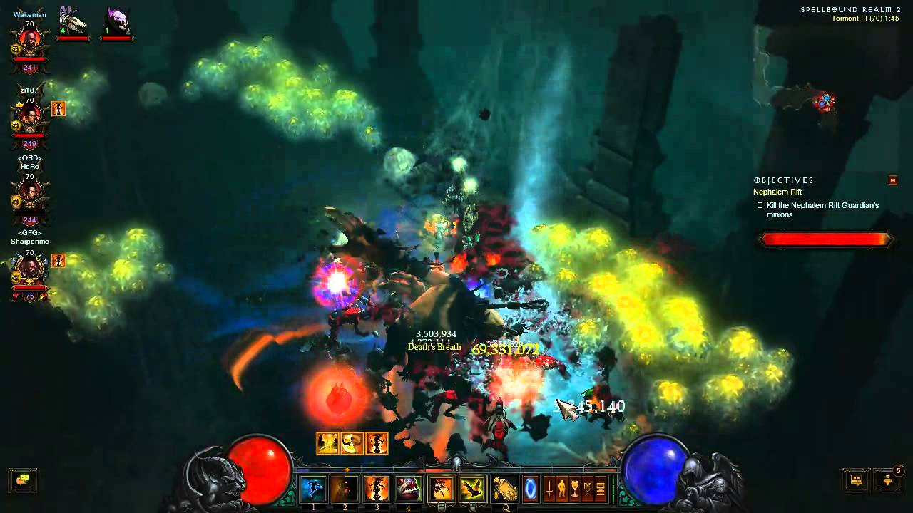 Diablo 3 RoS: WD party: The Army of Pets! - YouTube