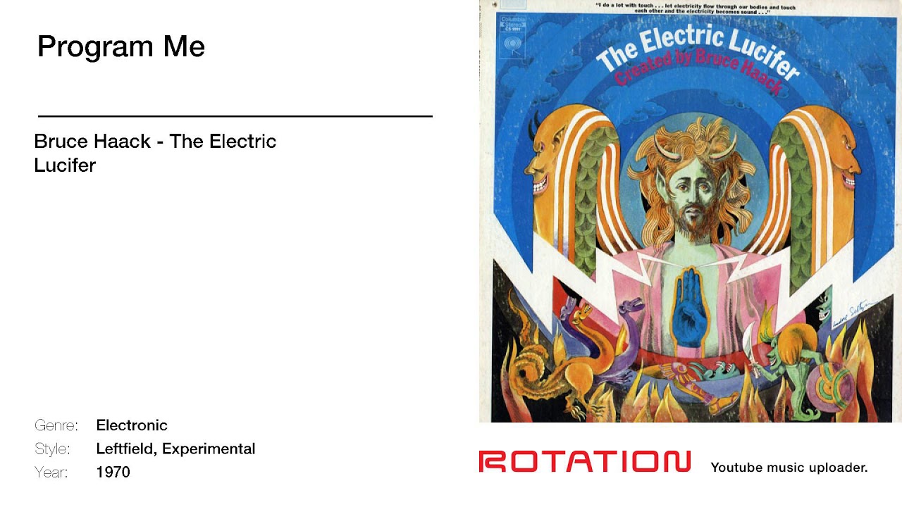 Bruce Haack - Program Me - YouTube
