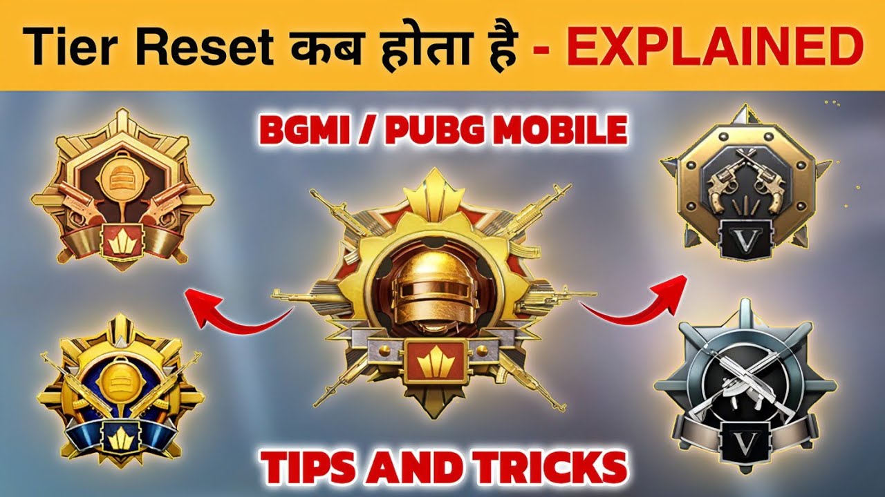 🇮🇳 TIER RESET SYSTEM EXPLAINED - BGMI & PUBG MOBILE 🎯 NEW SEASON ...