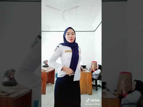 tiktok jilbab pns rok hitam viral||part 12