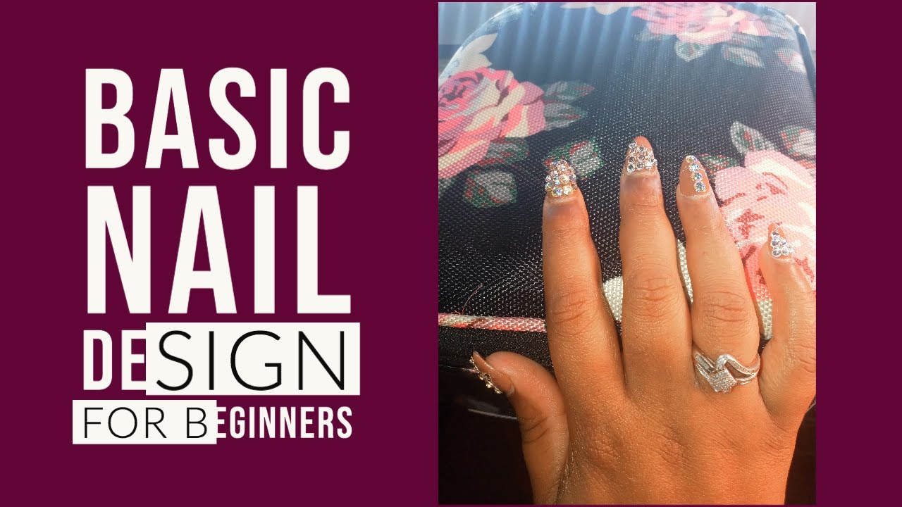 How to design nails for beginners - YouTube