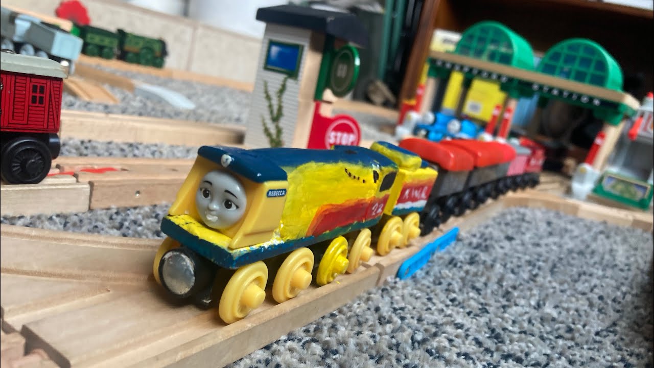 Custom Thomas Wooden Railway Rebecca (this is my first big custom item ...