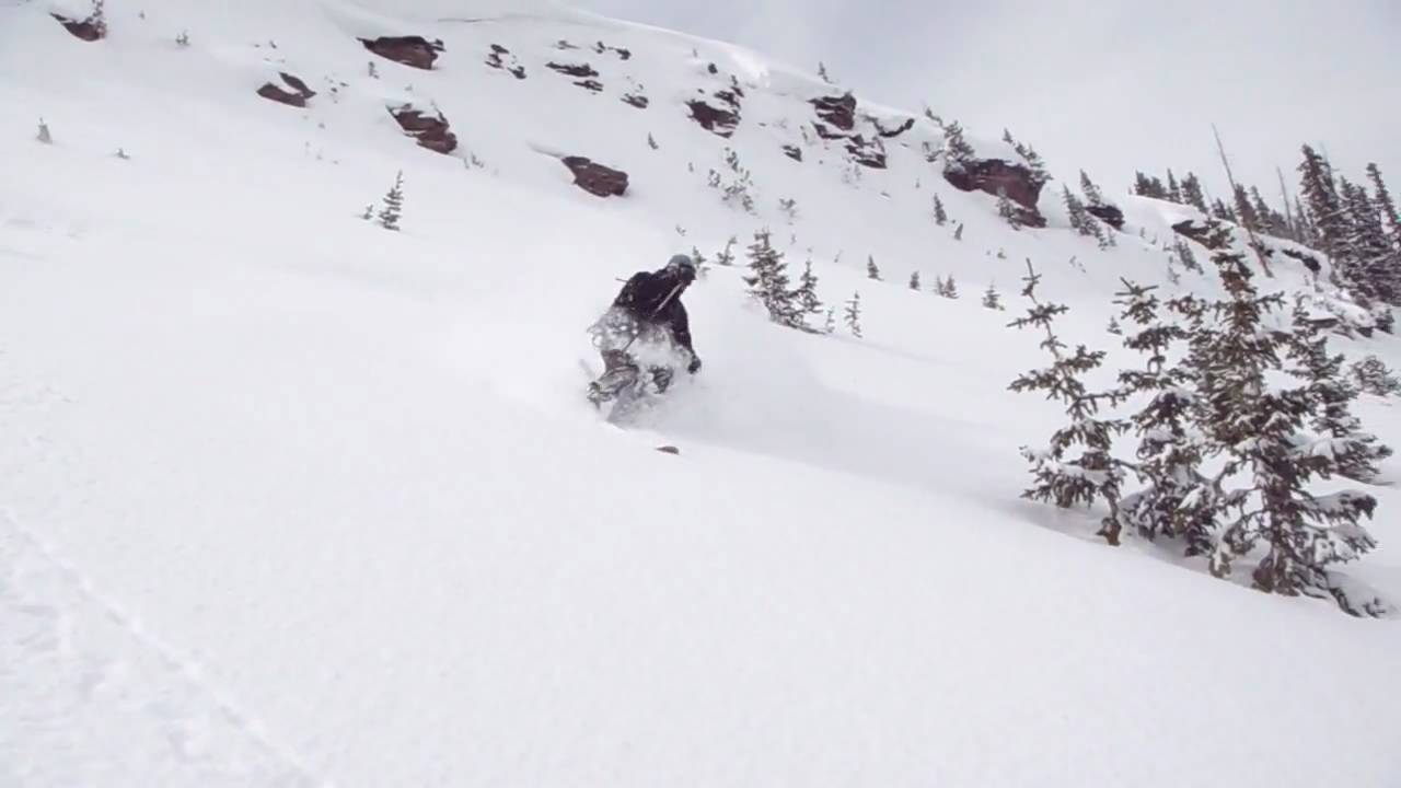 East Vail Backcountry Skiing: Cornice, Cliff Jump, and Powder Turns ...