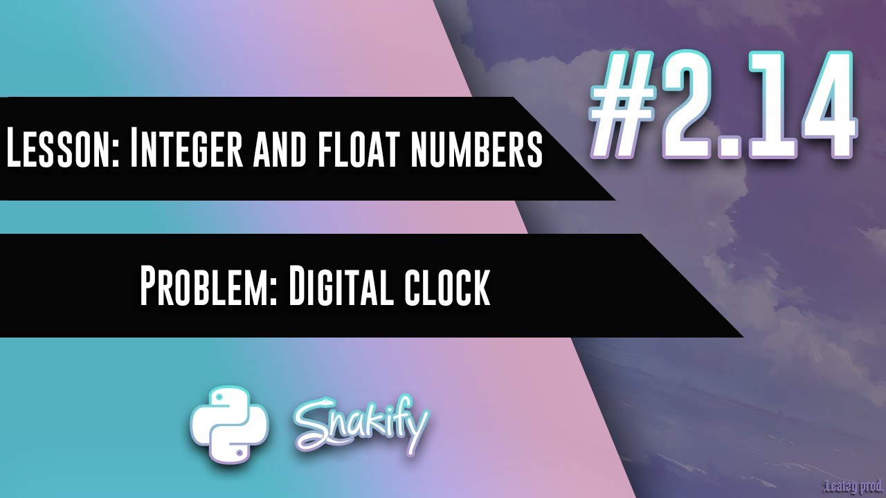 2.14 Digital clock - YouTube