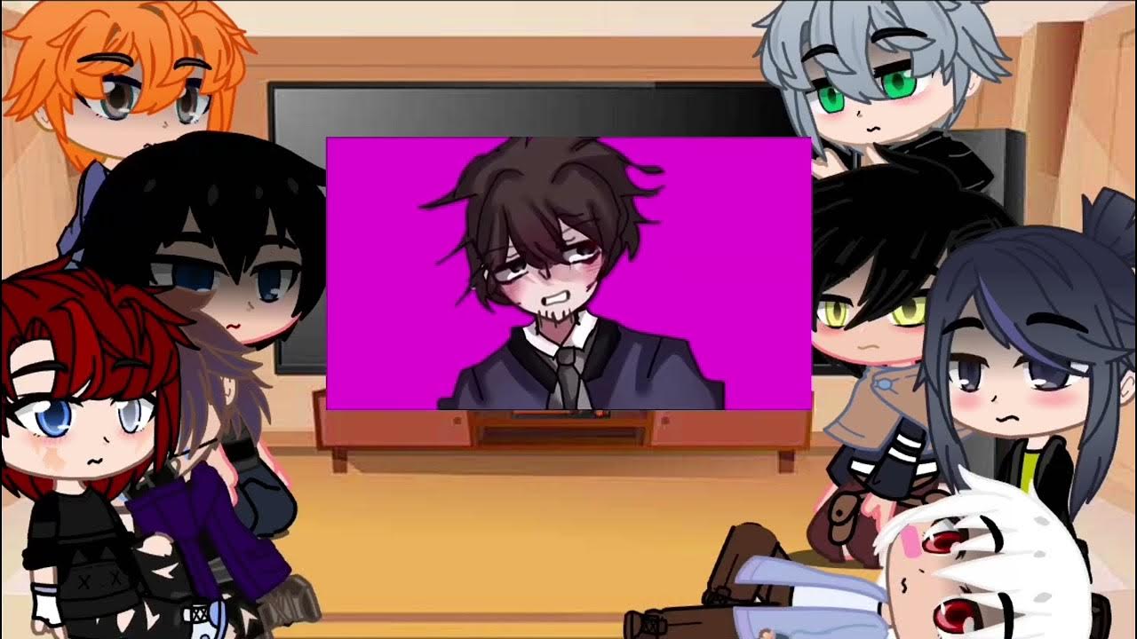 Characters react to each other (pt3/4) (Michael, Noah) Afton family - YouTube