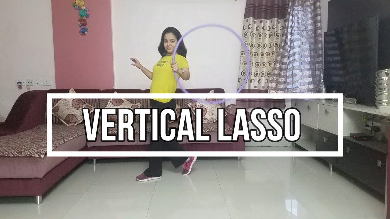 Simple Hula Hoop tricks - Vertical Lasso Hoop trick - YouTube