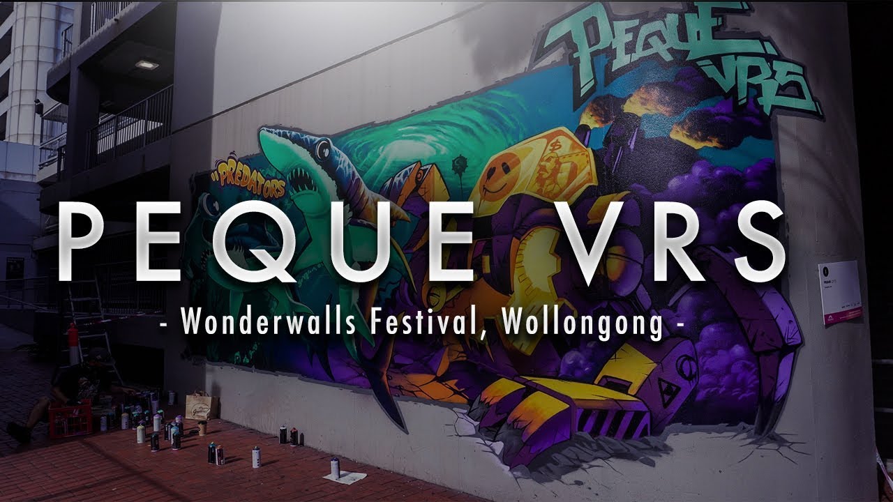 Wonderwalls Graffiti Festival 2017 - PEQUE VRS - YouTube