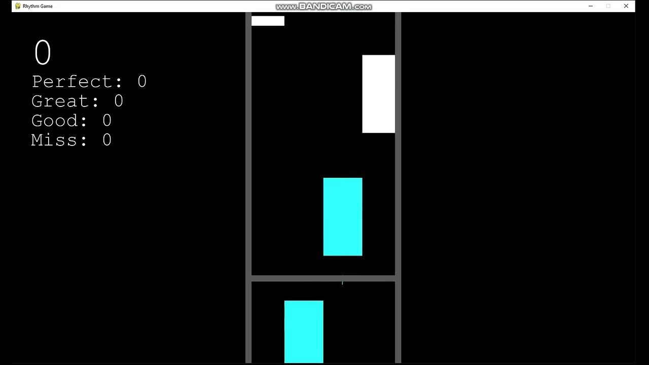 Python Rhythm Game project [파이썬 리듬게임] - MISS - YouTube