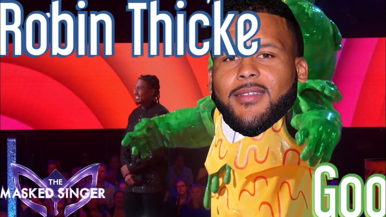 Robin Thicke Thinks Goo Could Be Aaron Donald / The Masked Singer USA ...