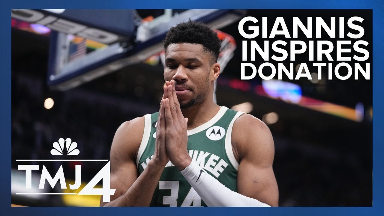 How Giannis unintentionally inspired a massive donation - YouTube
