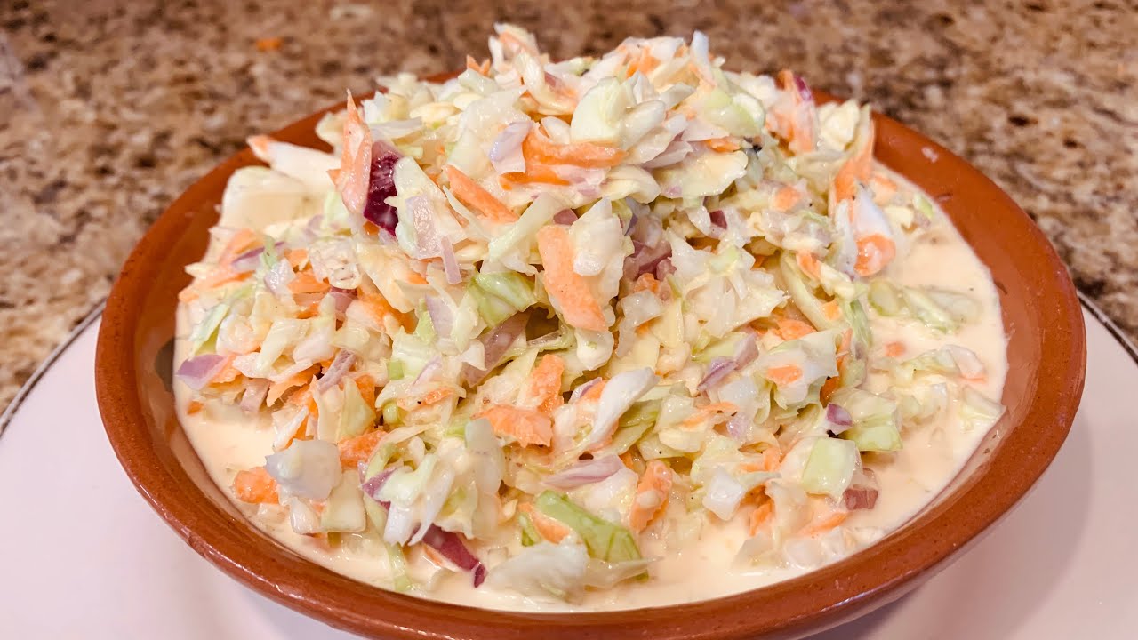 La Mejor Ensalada de KFC Coleslaw - YouTube