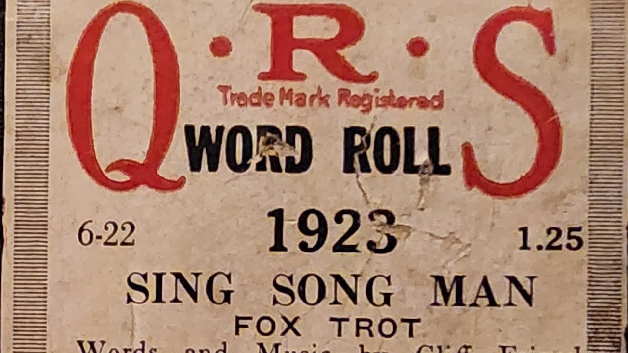 Sing Song Man - QRS 1923 played by Zez Confrey - YouTube