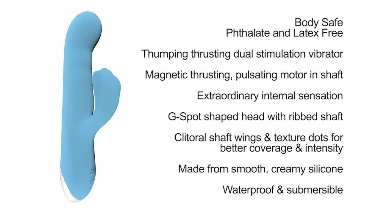 Thump N Thrust - Rabbit Vibrator - Evolved Novelties - YouTube