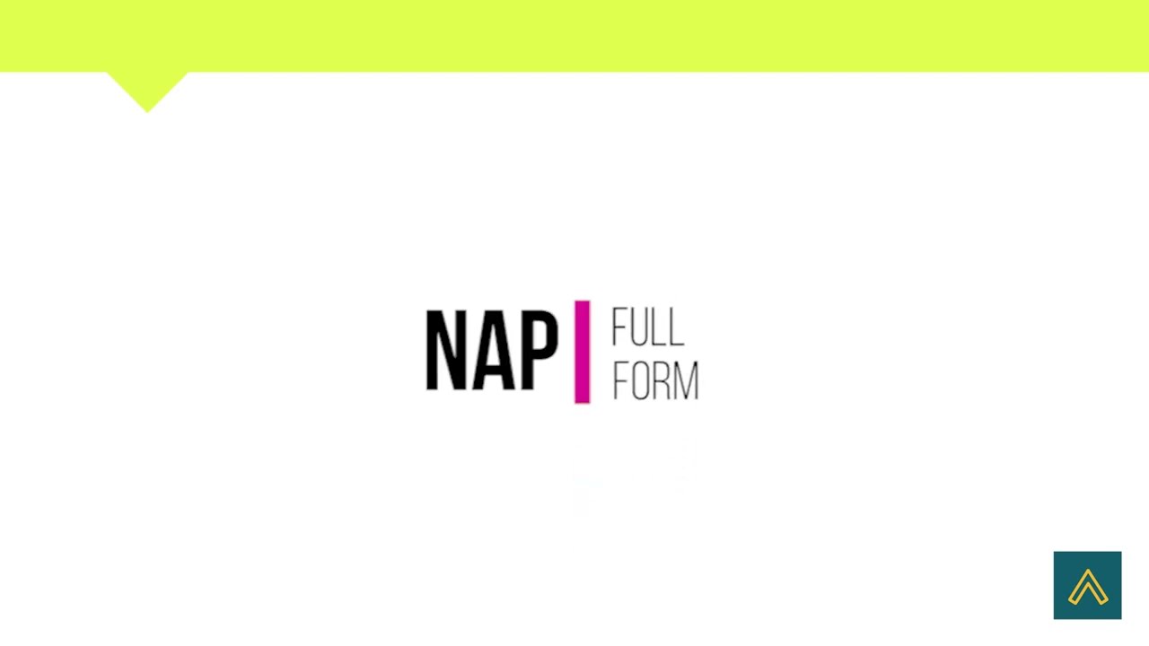 NAP Full Form Google Digital Marketing YouTube NAP Full Form Google Digital Marketing YouTube