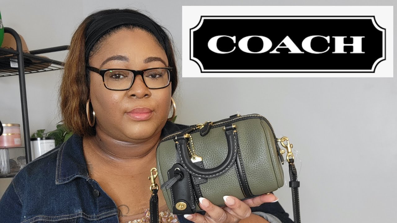 NEW BAG ALERT!!! COACH RUBY SATCHEL 18 UNBOXING | ARMY GREEN MULTI ...