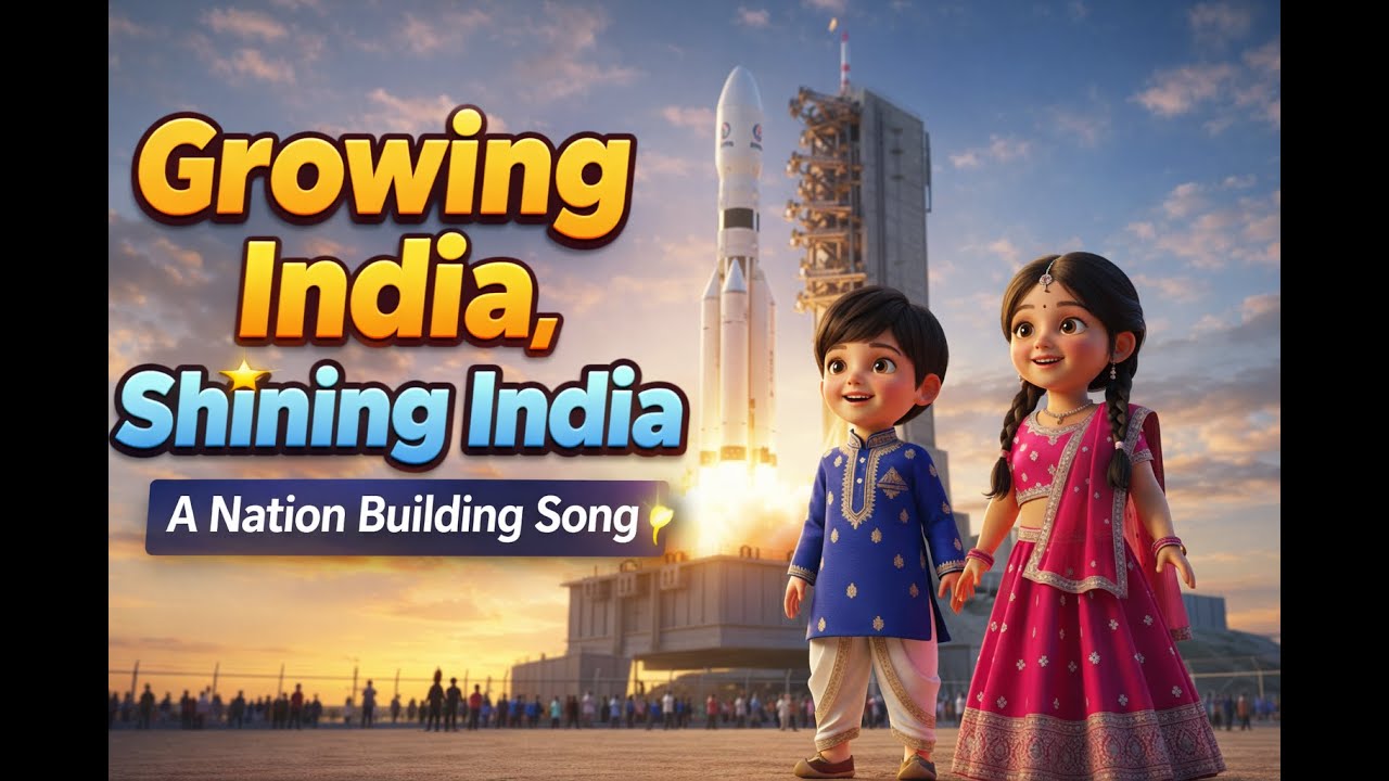 India’s Growth Story | Animated Patriotic Song | Kids Learning Video ...
