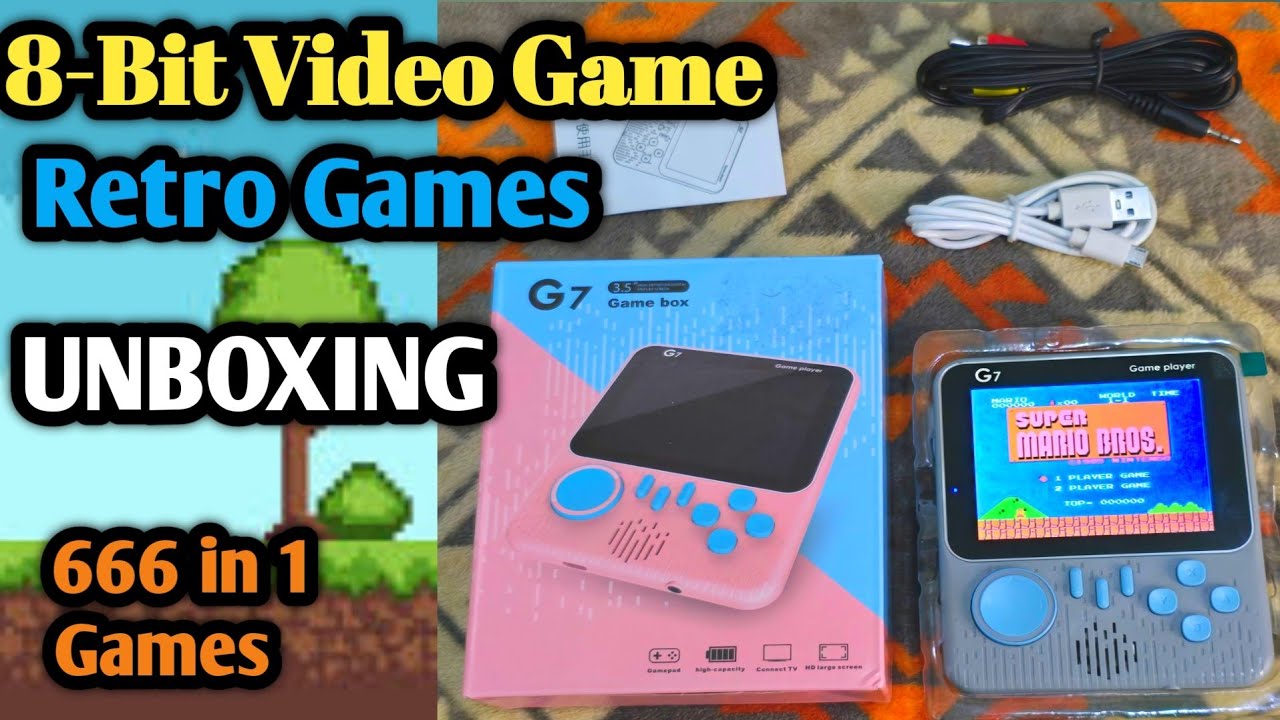 90's கிட்ஸ் 8பிட் வீடியோ கேம் Box | 8bit retro video games 666in1 | G7 ...