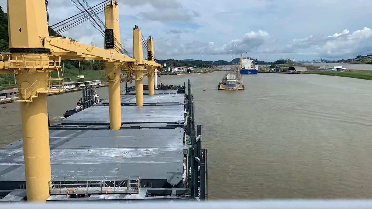 Panama Canal, Edwine Oldendorff by Capt Yon Hendri - YouTube