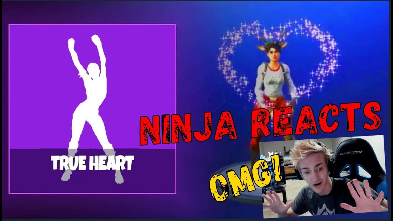*NEW* NINJA and MYTH REACTS FORTNITE BATTLE ROYALE TRUE LOVE EMOTE ...