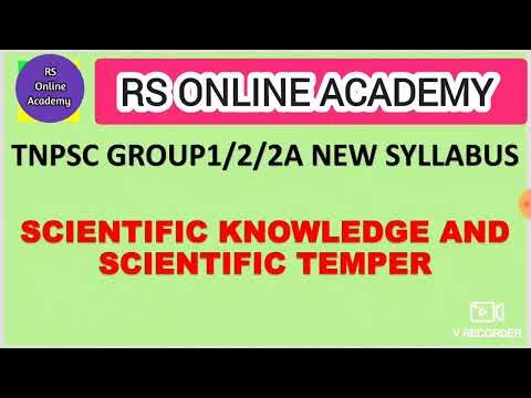 🔴Scientific knowledge and Scientific temper - TNPSC GROUP 1/2/2A explained in Tamil #tnpsc #upsc ...