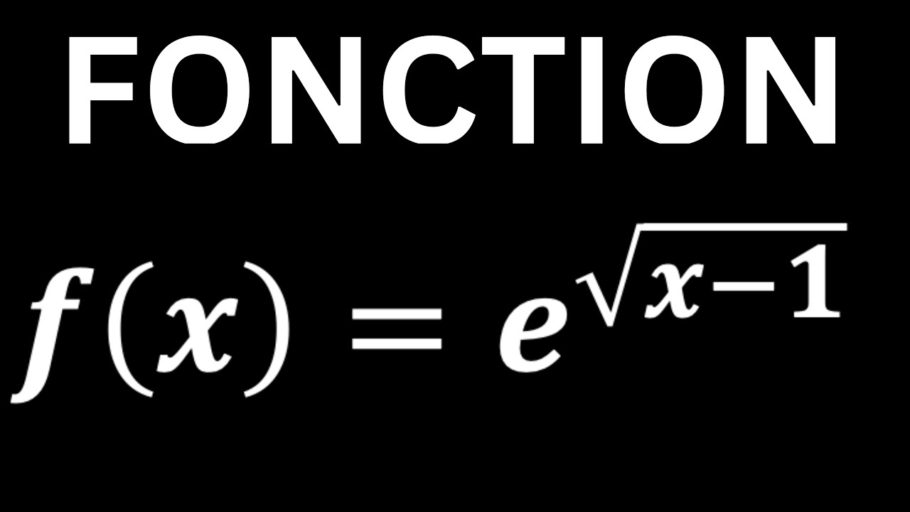 Etude de fonction BAC - YouTube