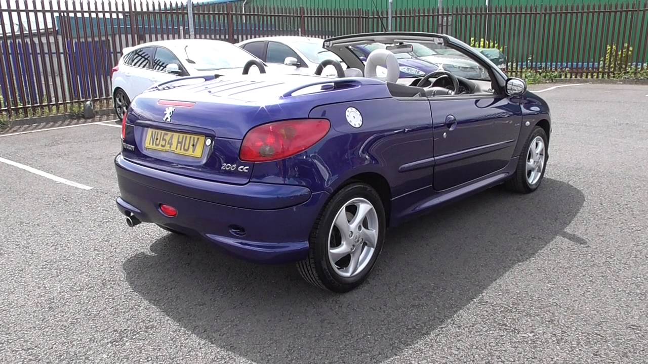 Peugeot 206 Allure coupe cabriolet U112846 - YouTube