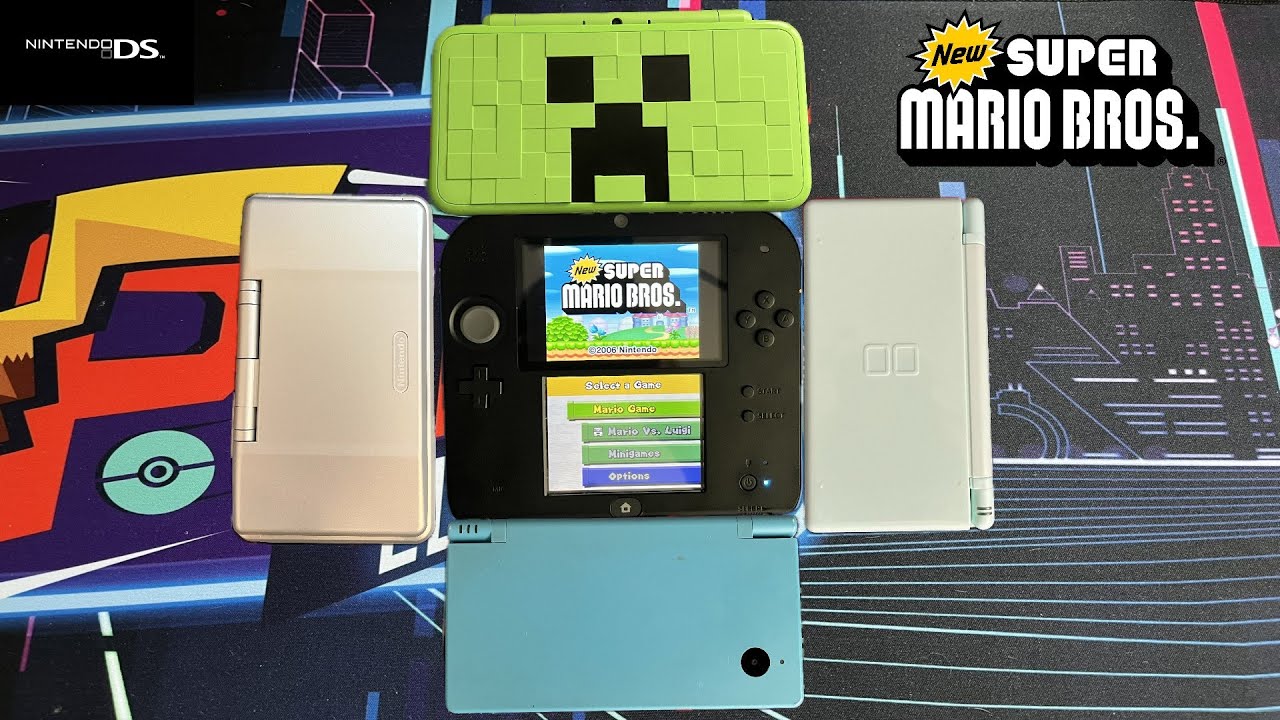 Let´s Play New Super Mario Bros. on every DS System! - YouTube