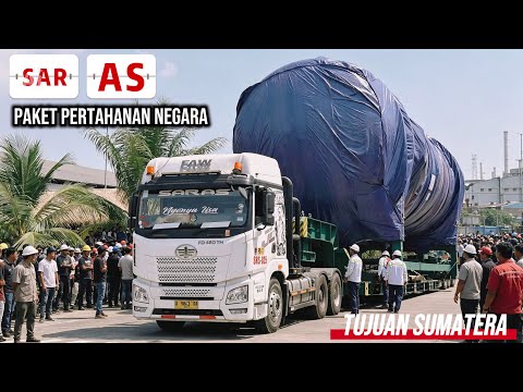 MOBILISASI PERTAHANAN NEGARA‼️PAKET TRUCK EXTREME SARAS TRANS INDO MENUJU SUMATERA 