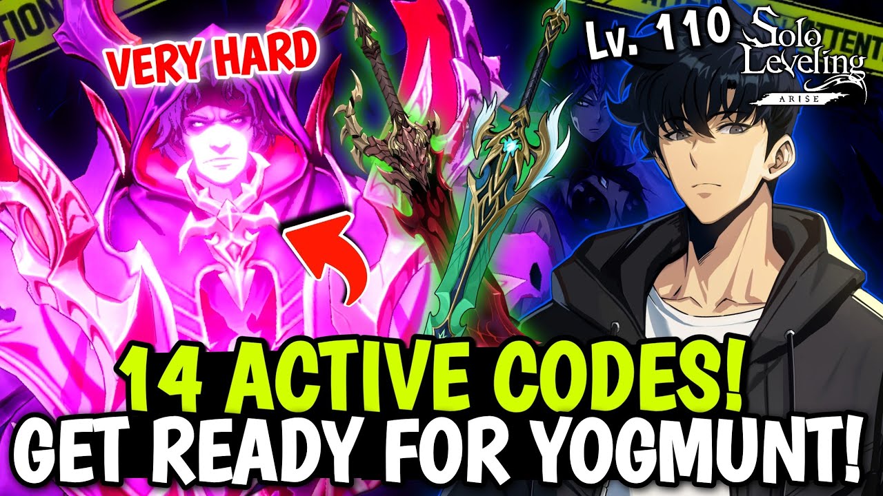 14 ACTIVE REDEEM CODES! *EXPIRING SOON*! HOW TO PREPARE FOR YOGMUNT WOBL NOW! [Solo Leveling ...