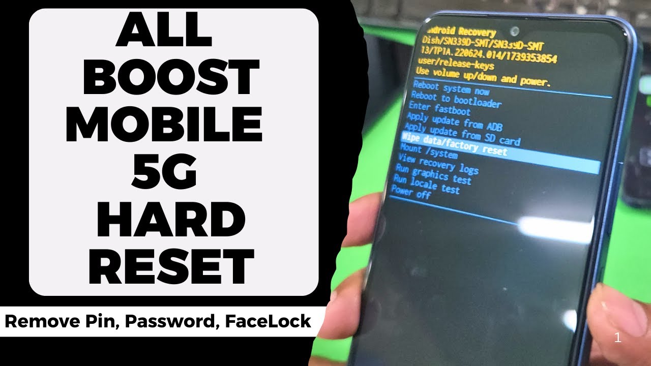 ALL Boost Mobile 5G hard reset | Remove Pin, Password, FaceLock | hard ...