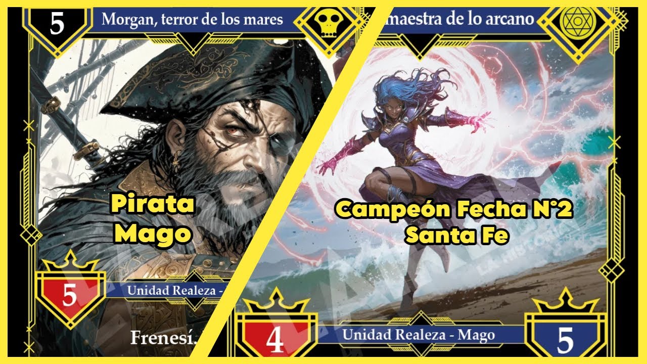 Campeón Fecha N°2 Lairen TCG Santa Fe Pirata Mago (Juan Andreone) - YouTube