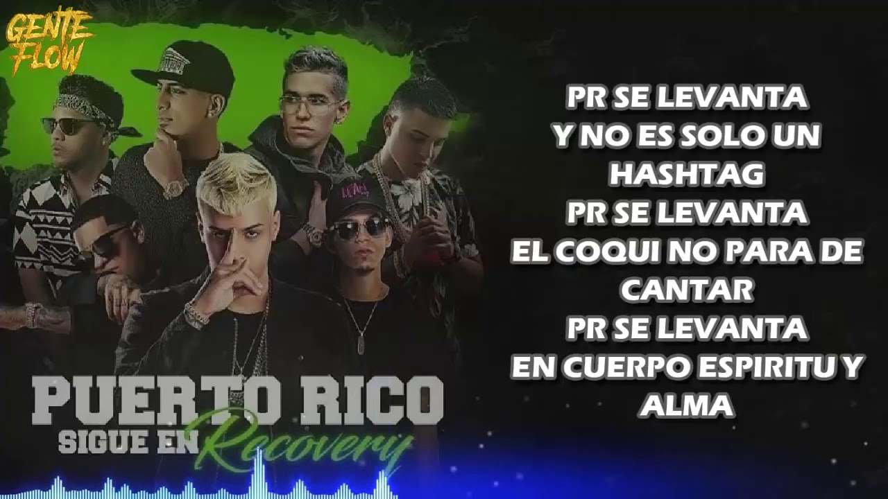 Puerto Rico Sigue En Recovery LETRA Noriel, Almighty, Jon Z, Pusho ...