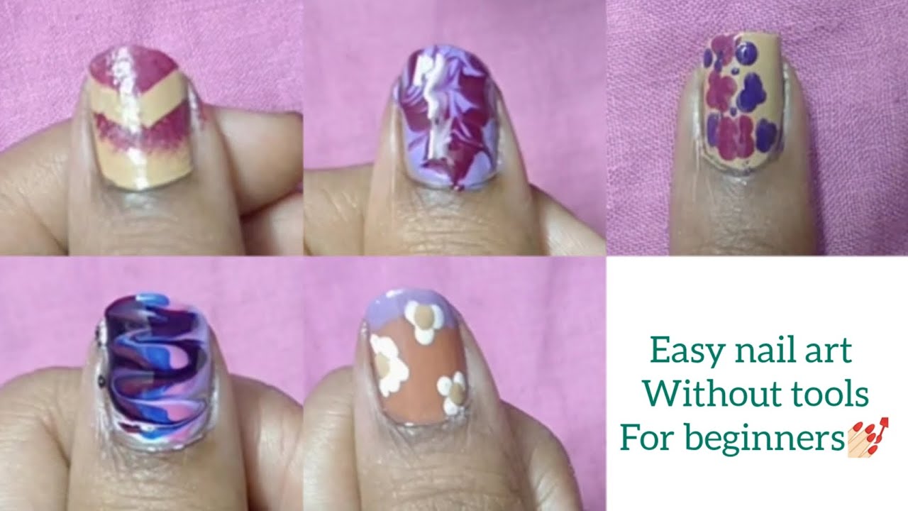 easy nail art for beginners/ramya avinash/#easynailart #nailartdesigns ...