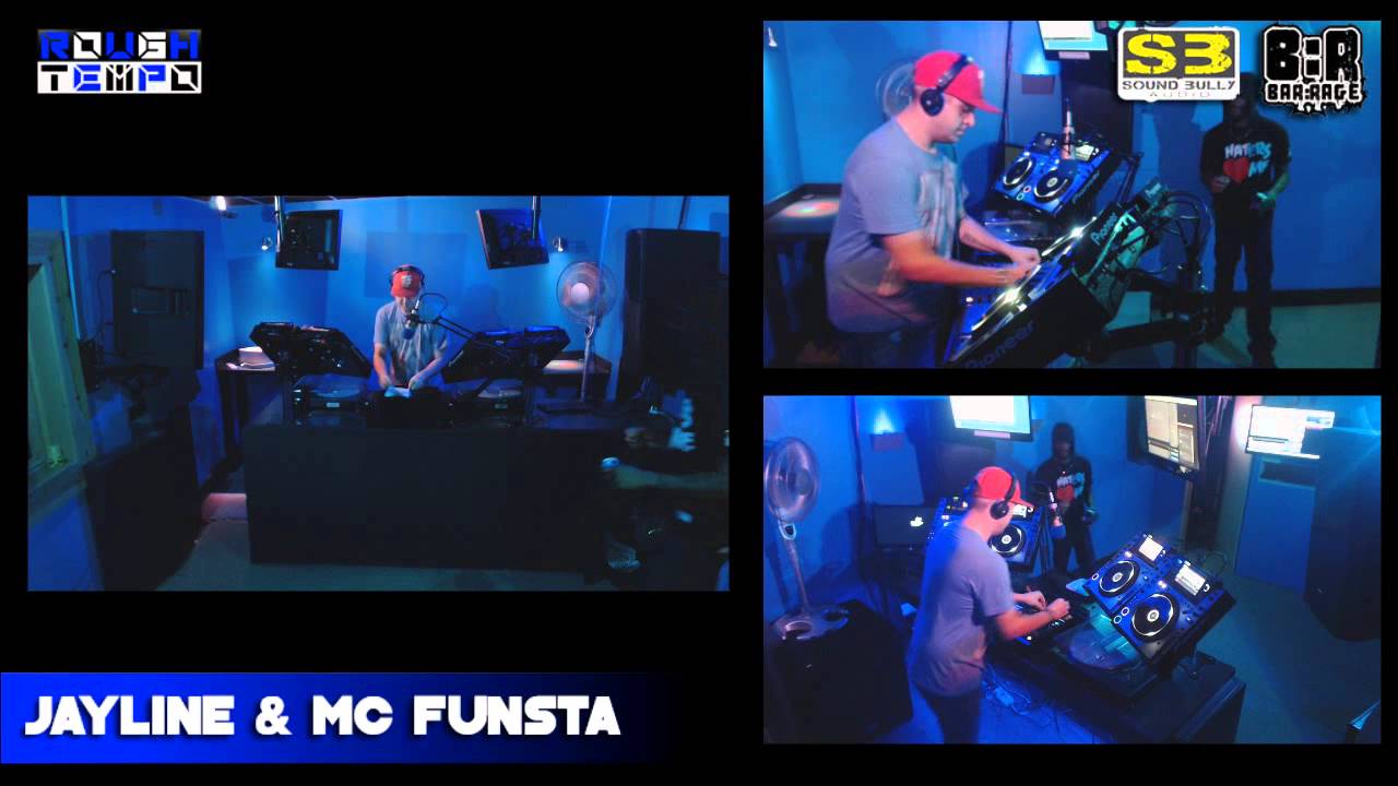 JAYLINE & MC FUNSTA - Rough Tempo LIVE - January 2014 - YouTube