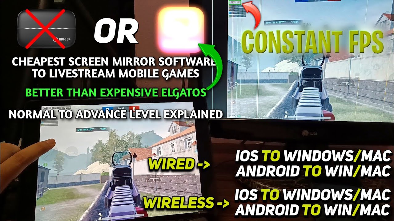 How to Livestream bgmi in 2026 free?, Free screen mirroring software ...