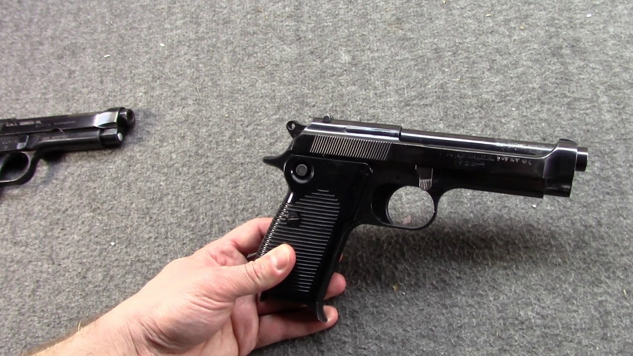 Italian Beretta M1951 vs Egyptian Maadi Helwan 9mm Pistols - YouTube