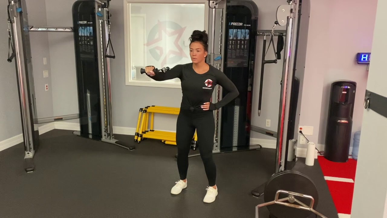 Cable Single Arm Chest Press - YouTube