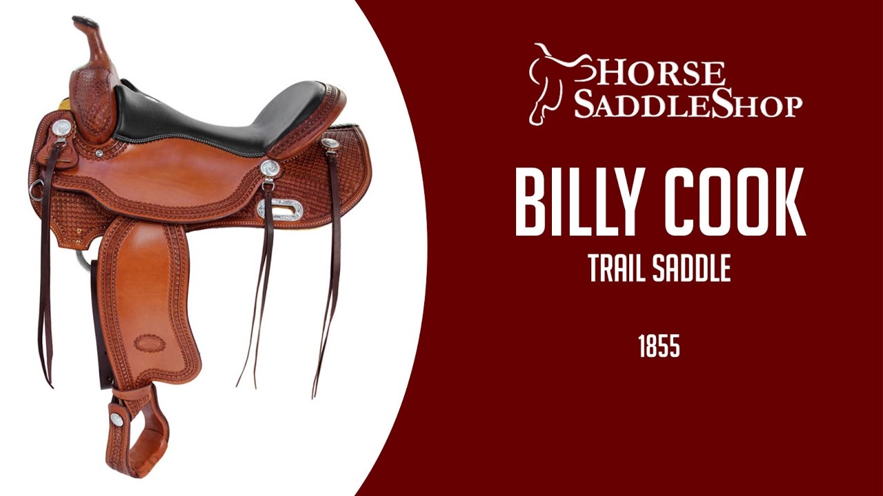 Billy Cook Trail Saddle 1855 - YouTube