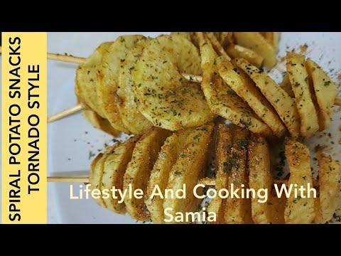 Spiral Potato Snacks 💥 , Tornado 🌪 Style Quick and Easy to make and ...