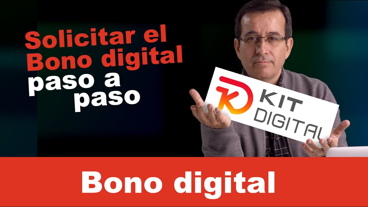 Solicitar el BONO DIGITAL - paso a paso - YouTube