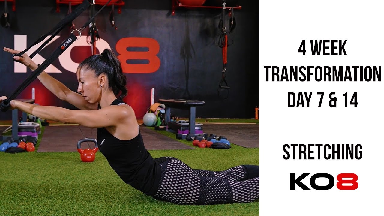 4 Week Transformation Day 7 &14 (Active Stretch Day) - YouTube