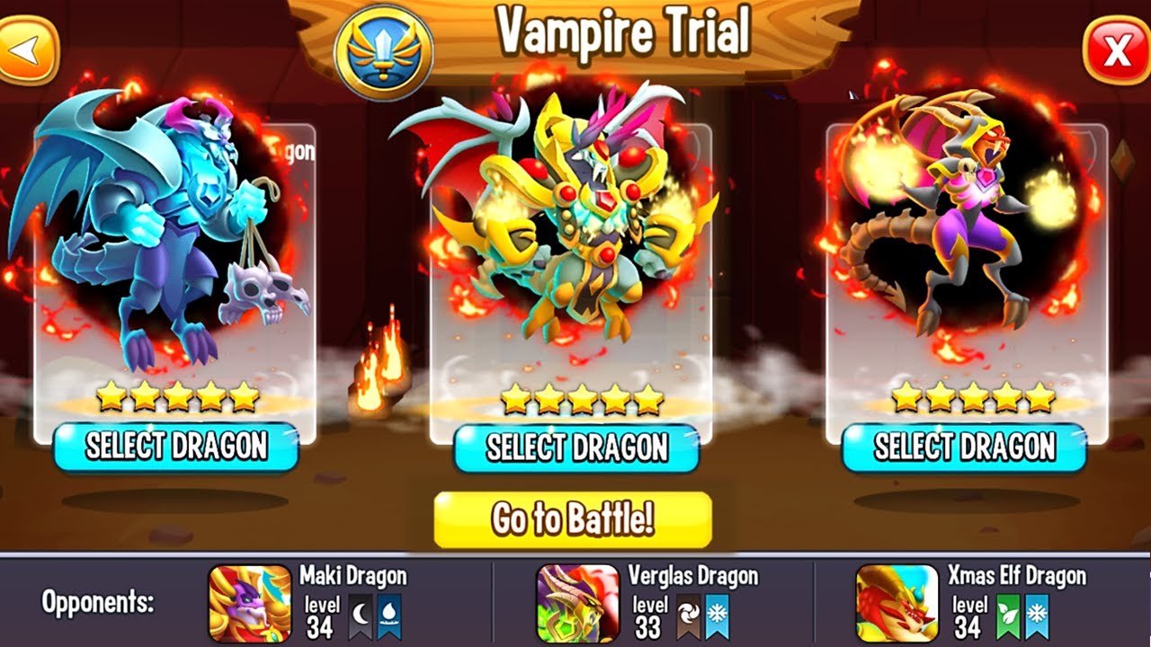 Vampire Dragon Weakness