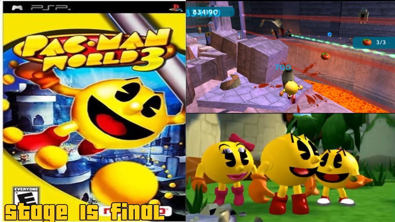 Pac Man World 3 Psp, Stage 15 final - YouTube