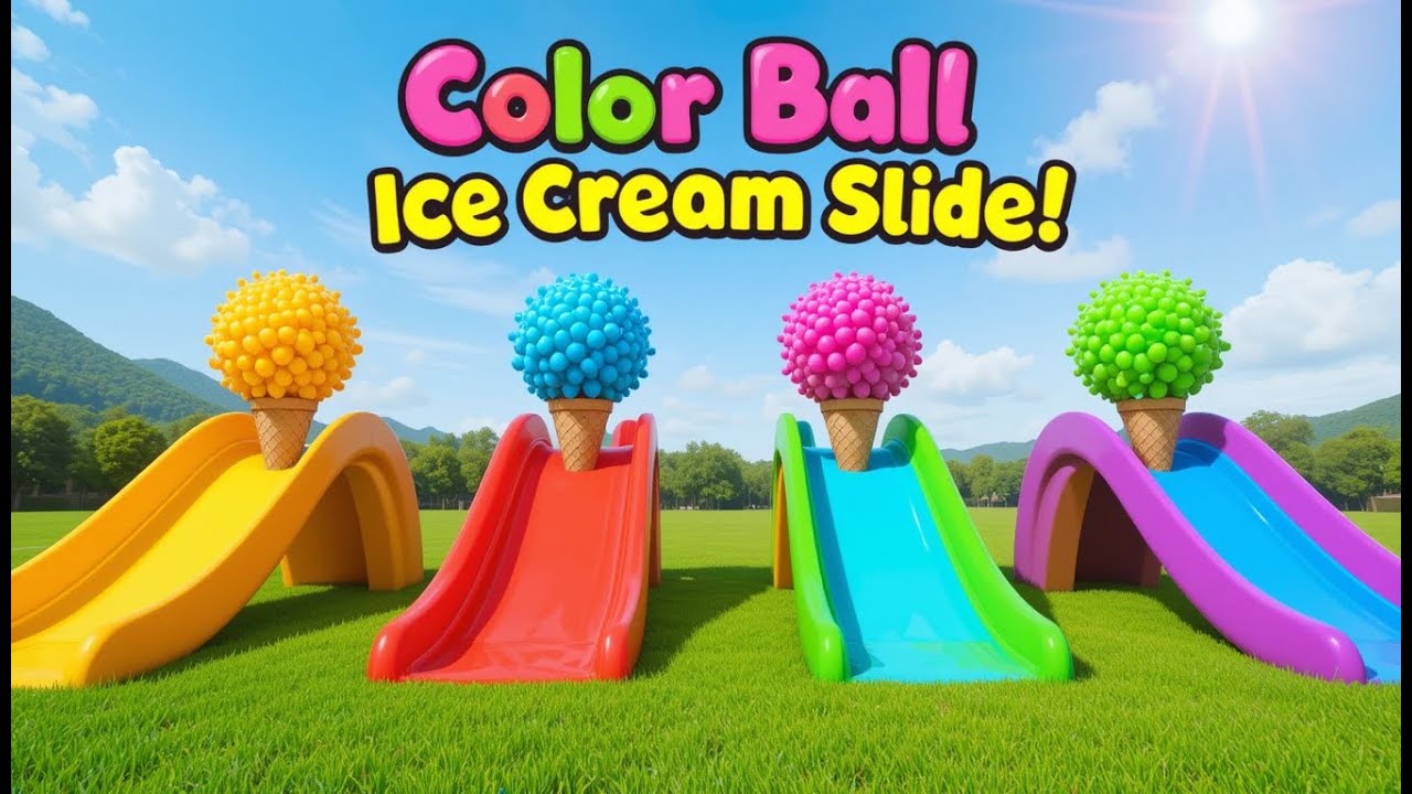 Color Wheel with Fun Alien 🛸🎨 | Learn colors with ice cream! 🍦 - YouTube