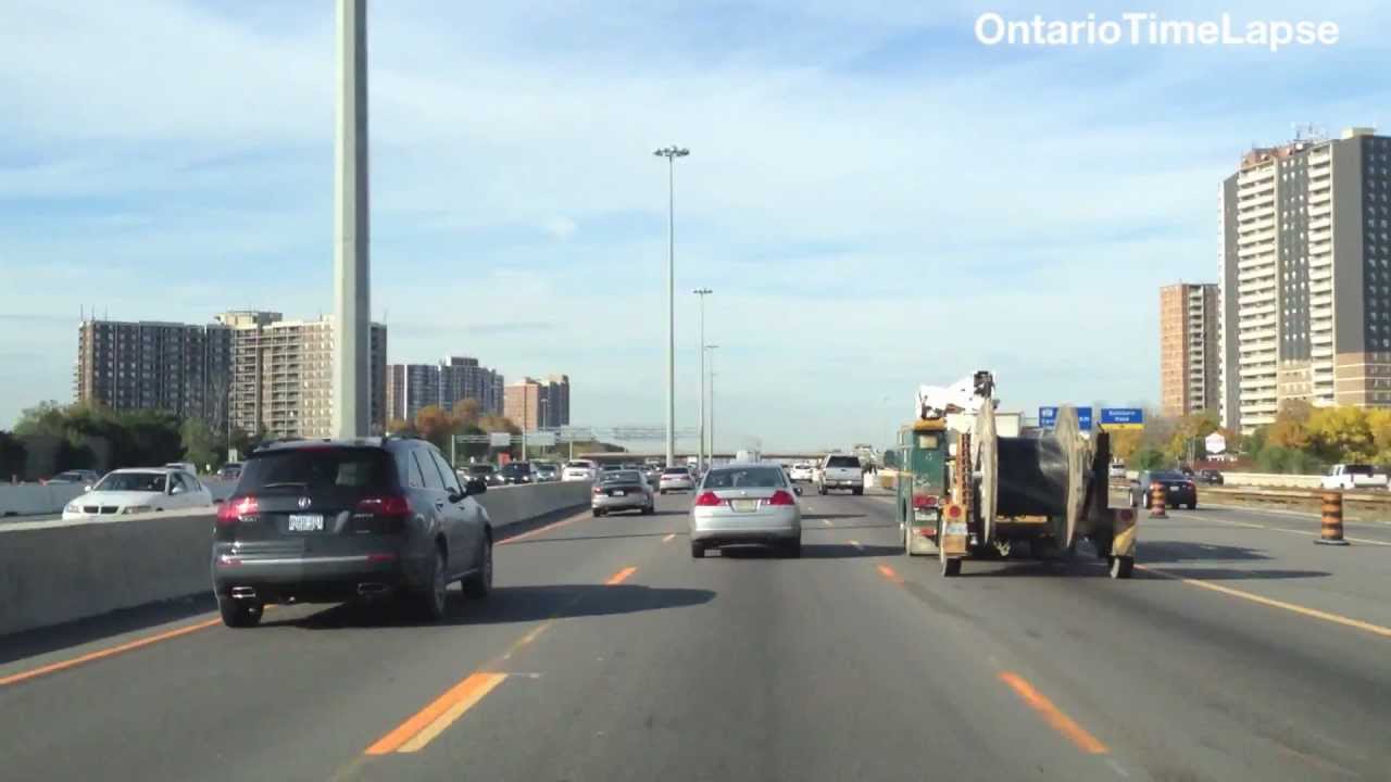 Hamilton to Toronto (time lapse) - YouTube