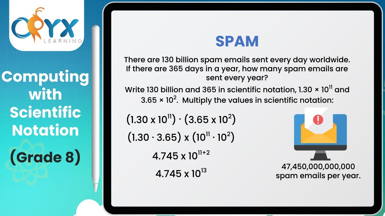 Computing with Scientific Notation | Grade 8 Math | Oryx Learning - YouTube